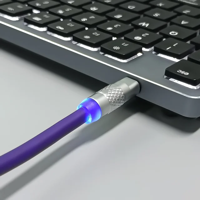 Mechanical Keyboard Cable USB Type C Spiral Coiled Extension Portable ...