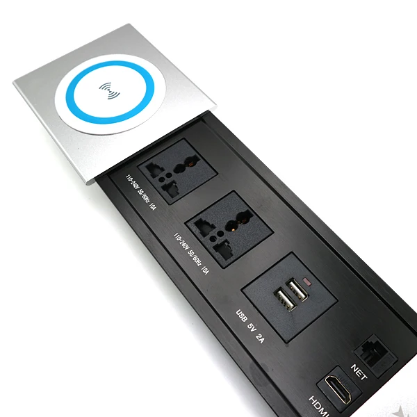 Custom Colors Sliding Hidden Socket Sliding Conference With Wireless ...