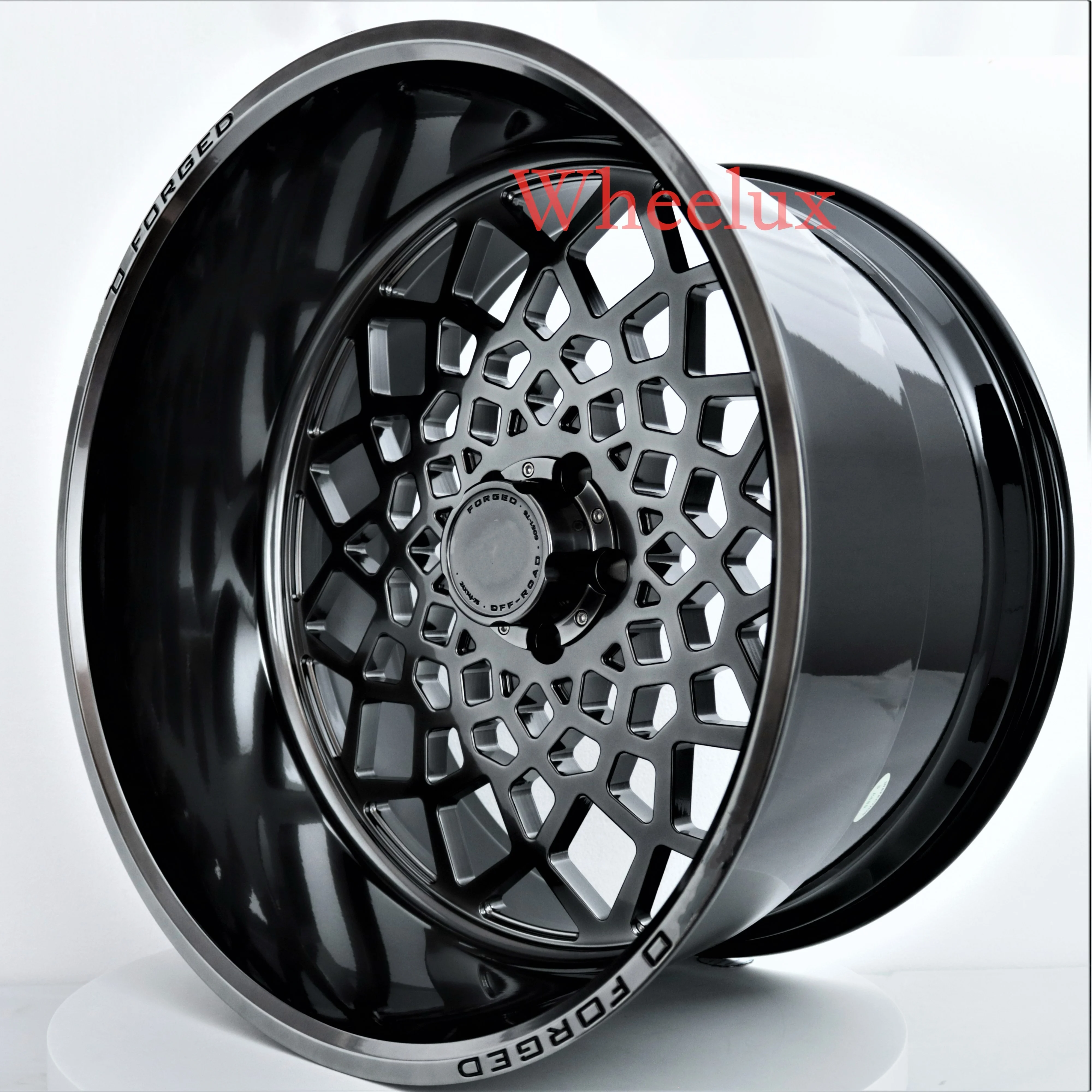 Custom 2 Piece Concave Deep Dish Off-road 4x4 22x12 22x14 24x12 24x14 ...
