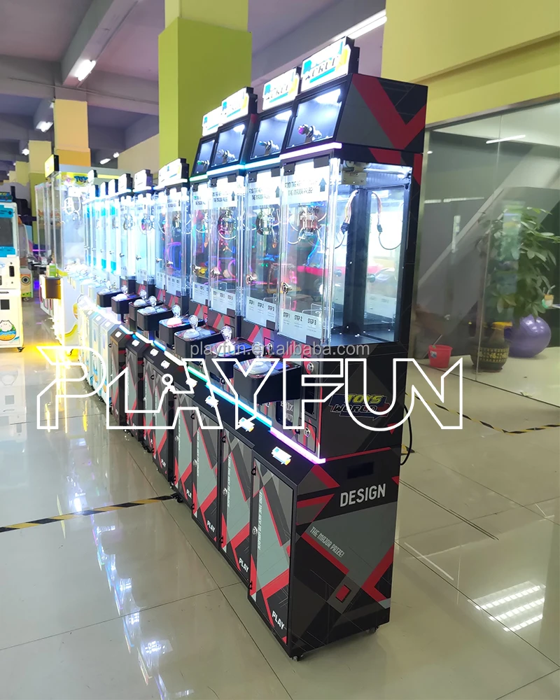 Playfun Wholesale Coin Operated Toys World Candy Vending Mini Claw ...