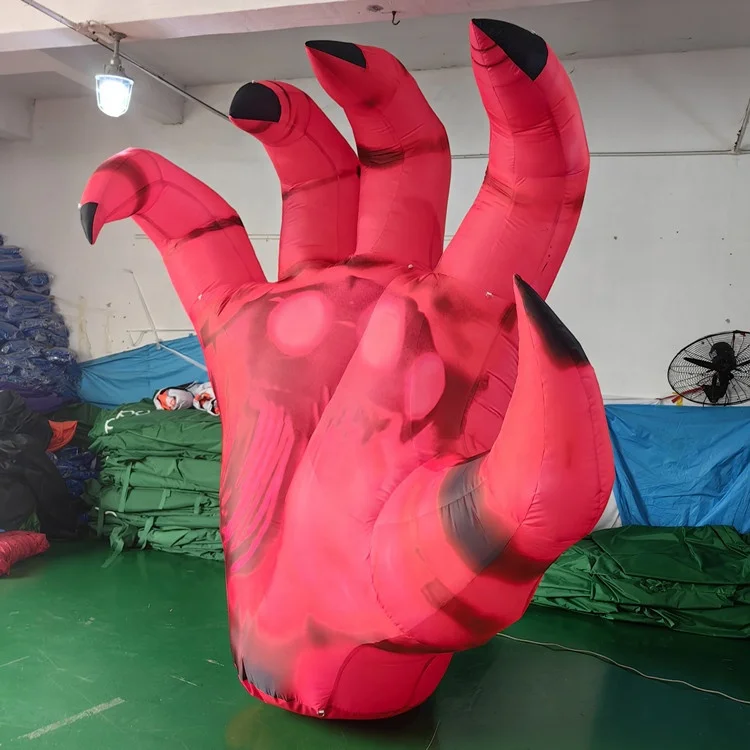Giant Inflatable Devil Skeleton Hand for Party Halloween Decoration ...