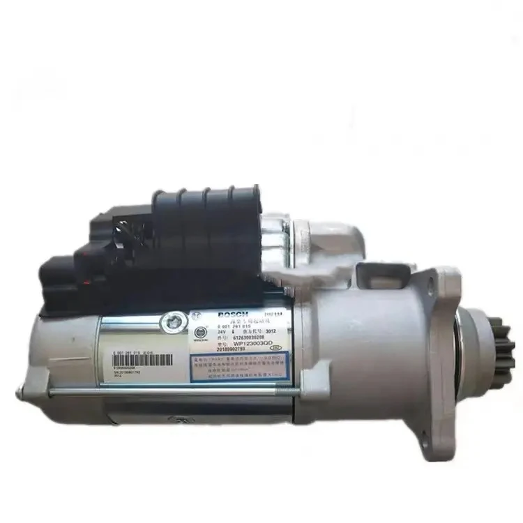 Original WEICHAI WP10.240 Engine Starter Motor for SEM BULLDOZER