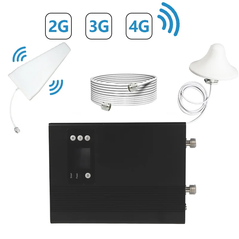 23dBm Customized Dual Band Mobile Phone Signal Booster DCS1800 WCDMA2100 Signal Repeater ...