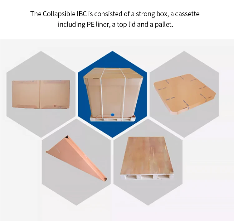 Jijid Disposable Paper Ibc 1000l Liquid Container With Cardboard Ibc ...