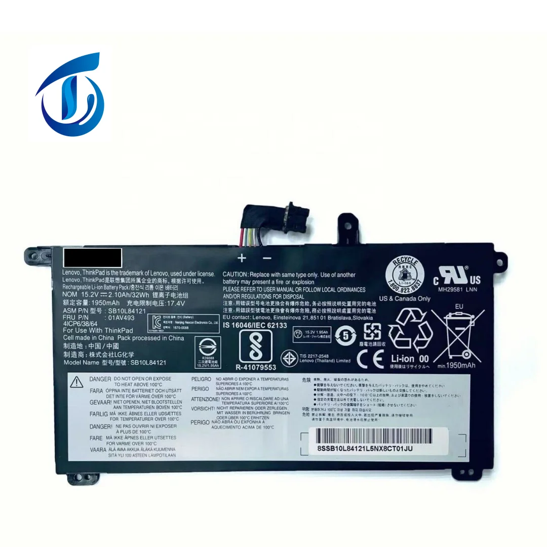 Genuine Battery For Lenovo Thinkpad T570 T580 T480 P51s P52s Tp25 ...