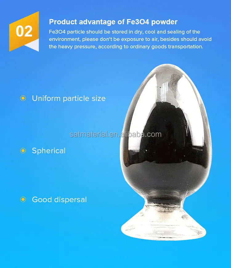 Supply Good Iron Oxide Black Magnetite Fe3o4 Nanopowder - Buy Magnetite ...