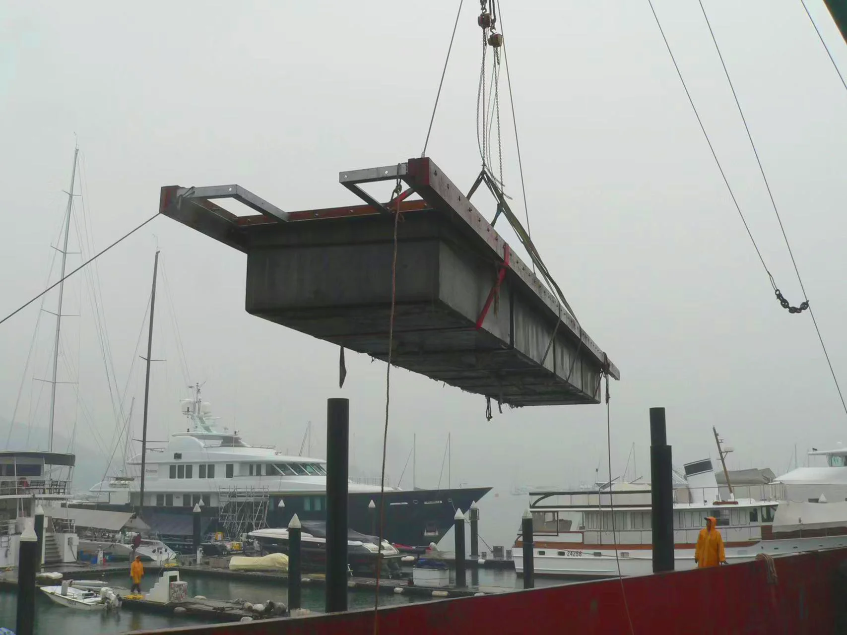 Customized Concrete Pontoon Dock - Durable Floating Solutions