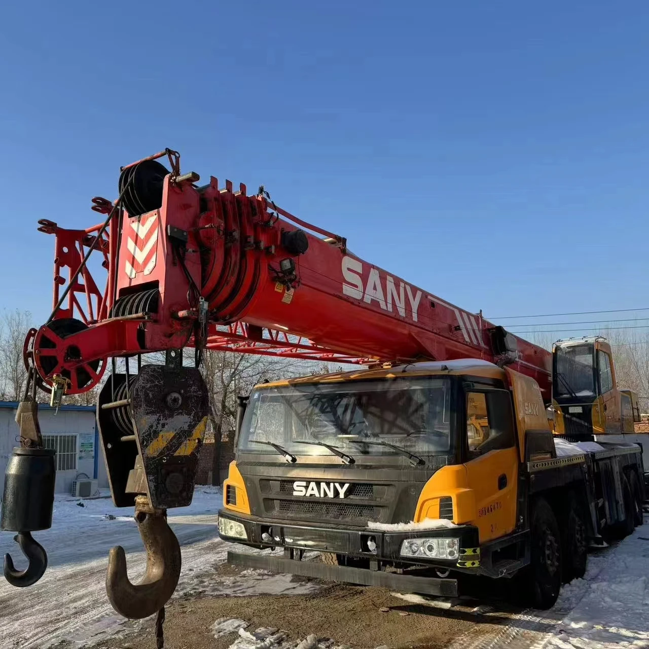 Sany 75 Ton Truck Crane QY75V with Mobile Crane for sale in China ...