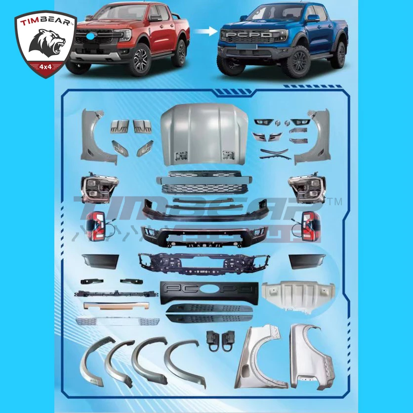 Upgrade Ford Ranger T9 to Raptor Style with Timbear Kits