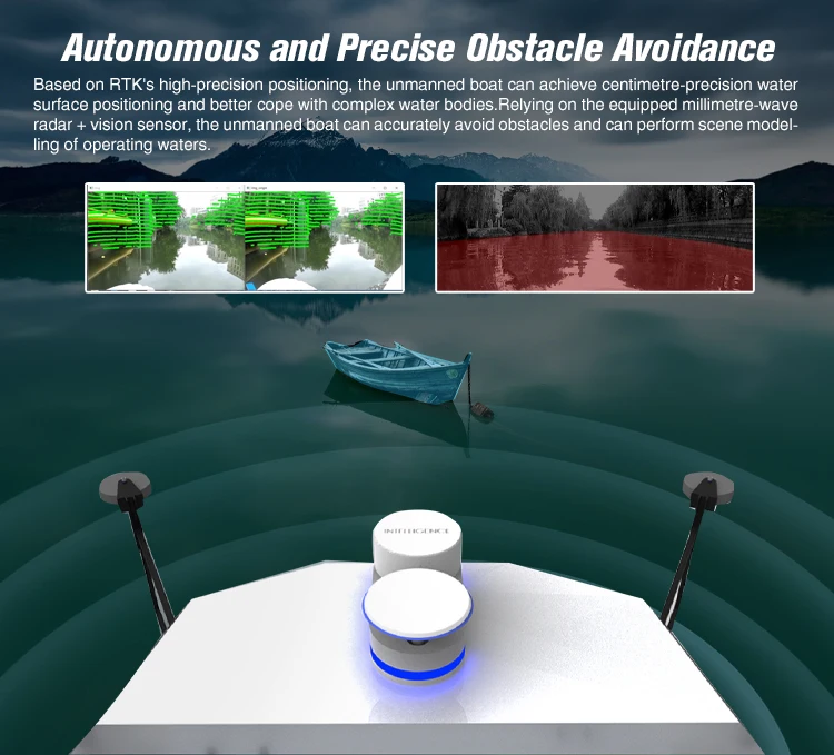 Smurf20 River Garbage Collection Boat Seaweed Harvesting Boats Unmanned ...