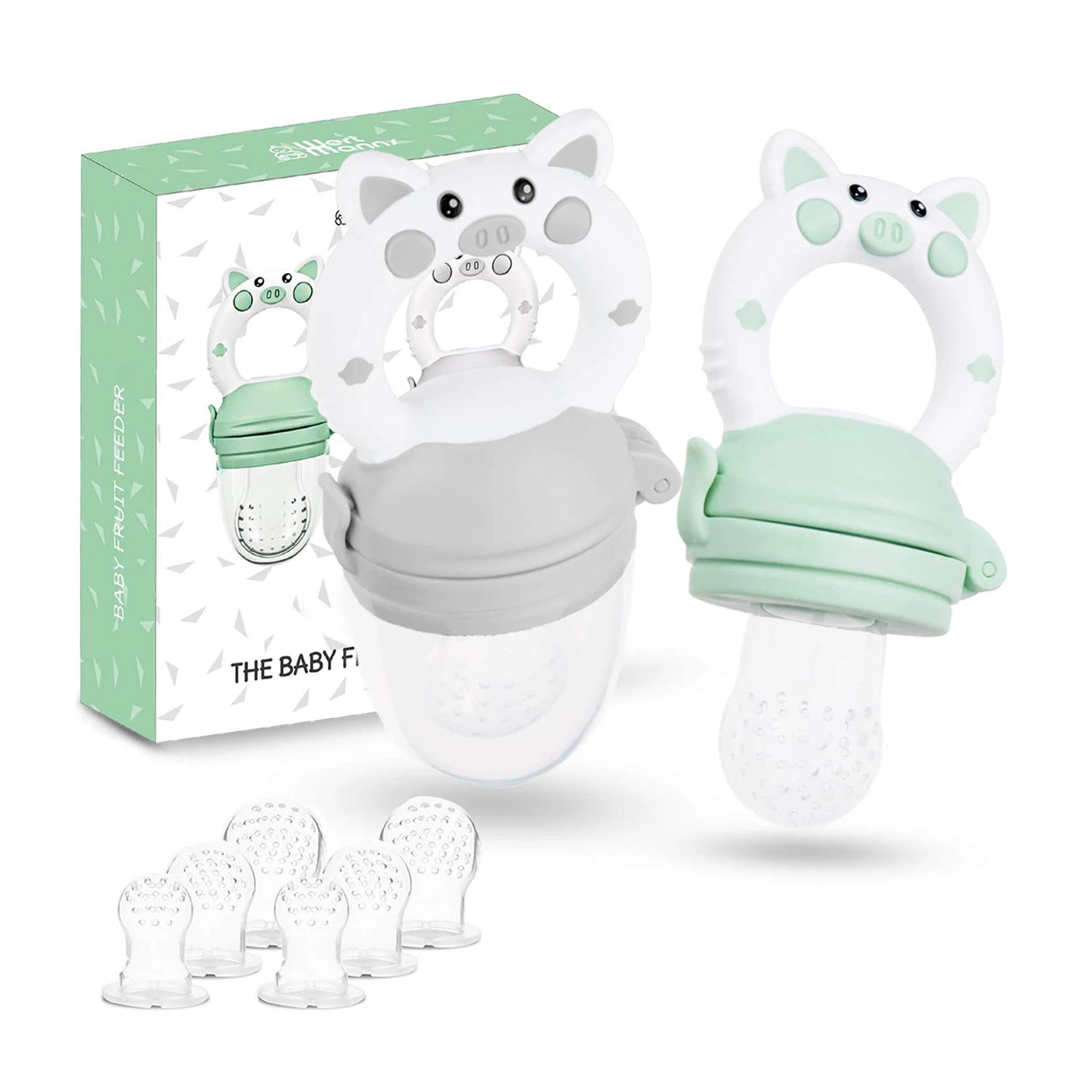 Baby Fruit Food Feeder Pacifier Infant Teething Teether Toy Silicone ...