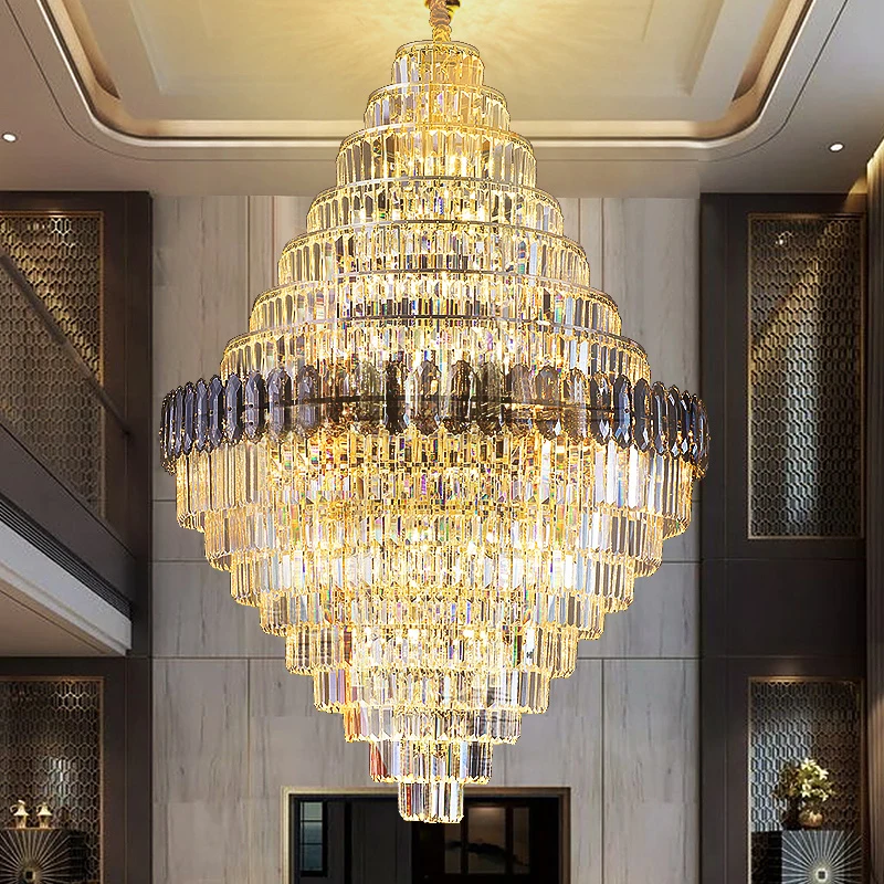 Extra Large Luxury Modern Chandeliers For Hotel Lobby Hallway Foyer ...