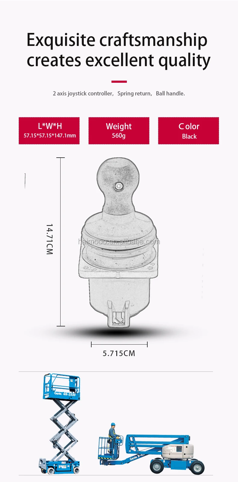 Genie Boom Lift Joystick Controller # 101174 For Z45-25jrt Z60-34rt S85 ...