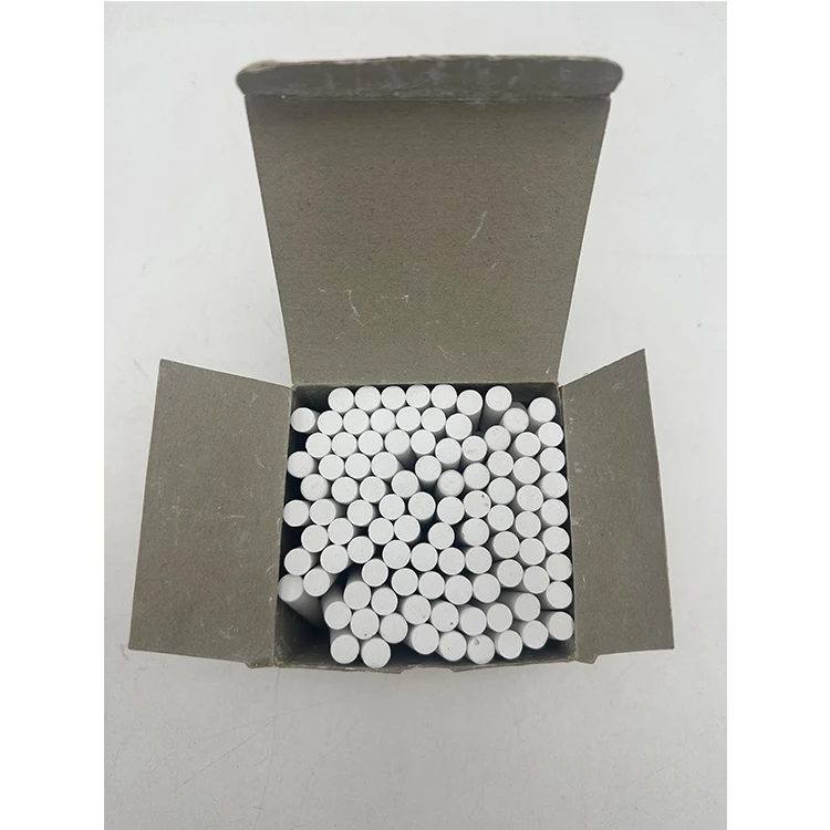 100 Pcs White School Chalk - Dustless & Affordable