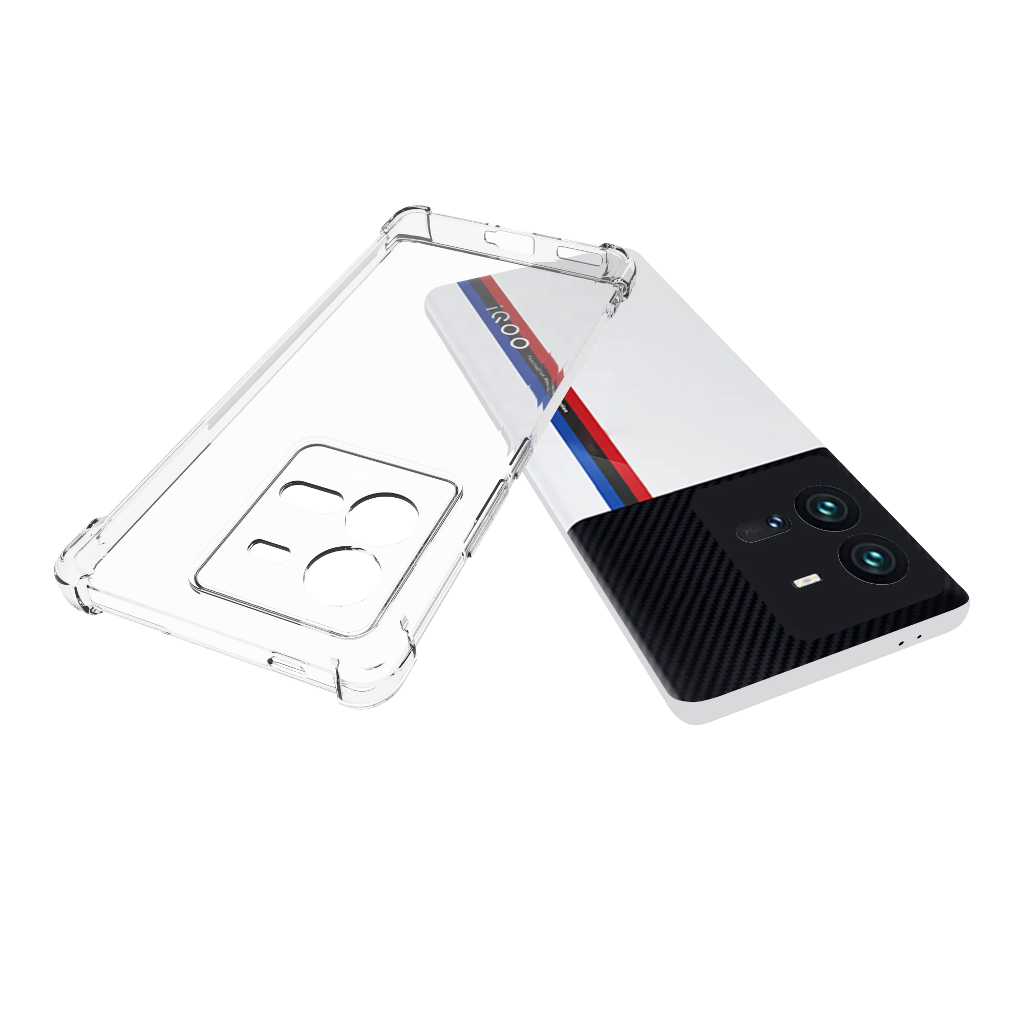 Transparent Soft TPU Gel Silicone Case for Vivo IQOO 12 Pro