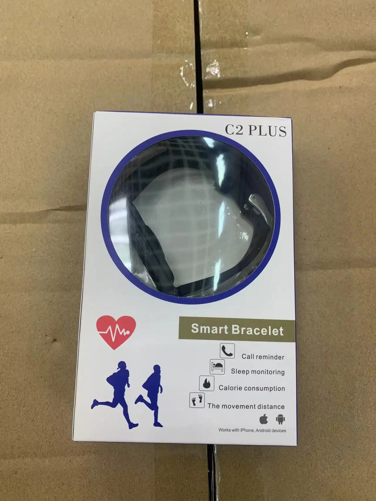 2023 Smart Band C2plus Heart Rate Monitor Blood Pressure Monitor Smart ...