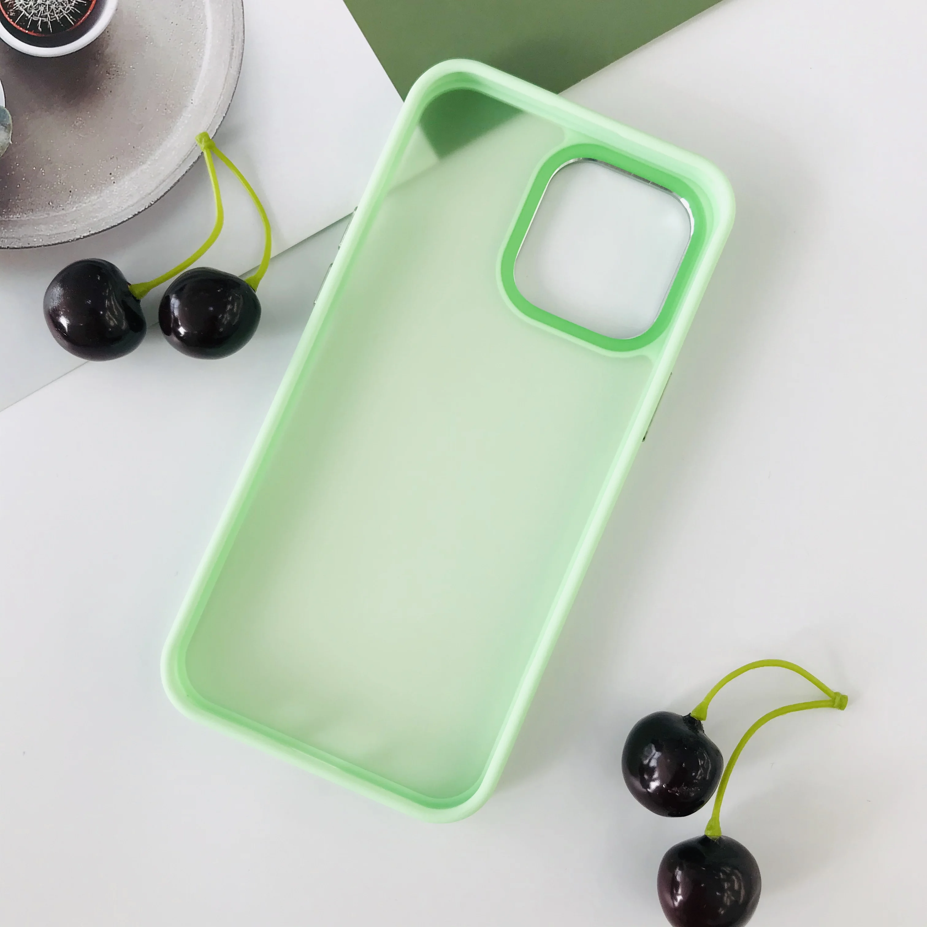 Luxury Matte Hard Pc Cell Phone Case For Iphone Metal Button Phones ...