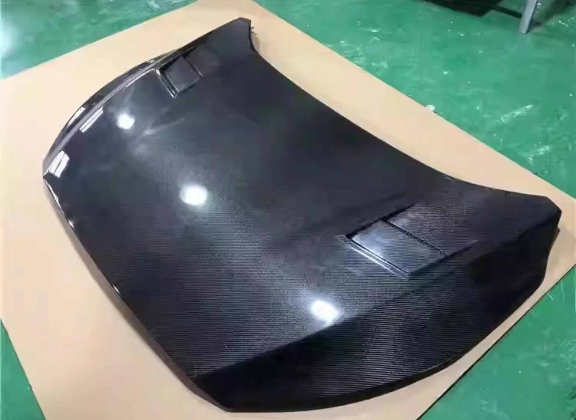 Body Kit Carbon Fiber Engine Cover For Ford Focus Stline Hood Light ...