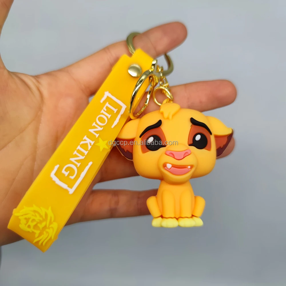 5 Models The Lion King Key Chain American Movies Keychain 3d The Lion ...