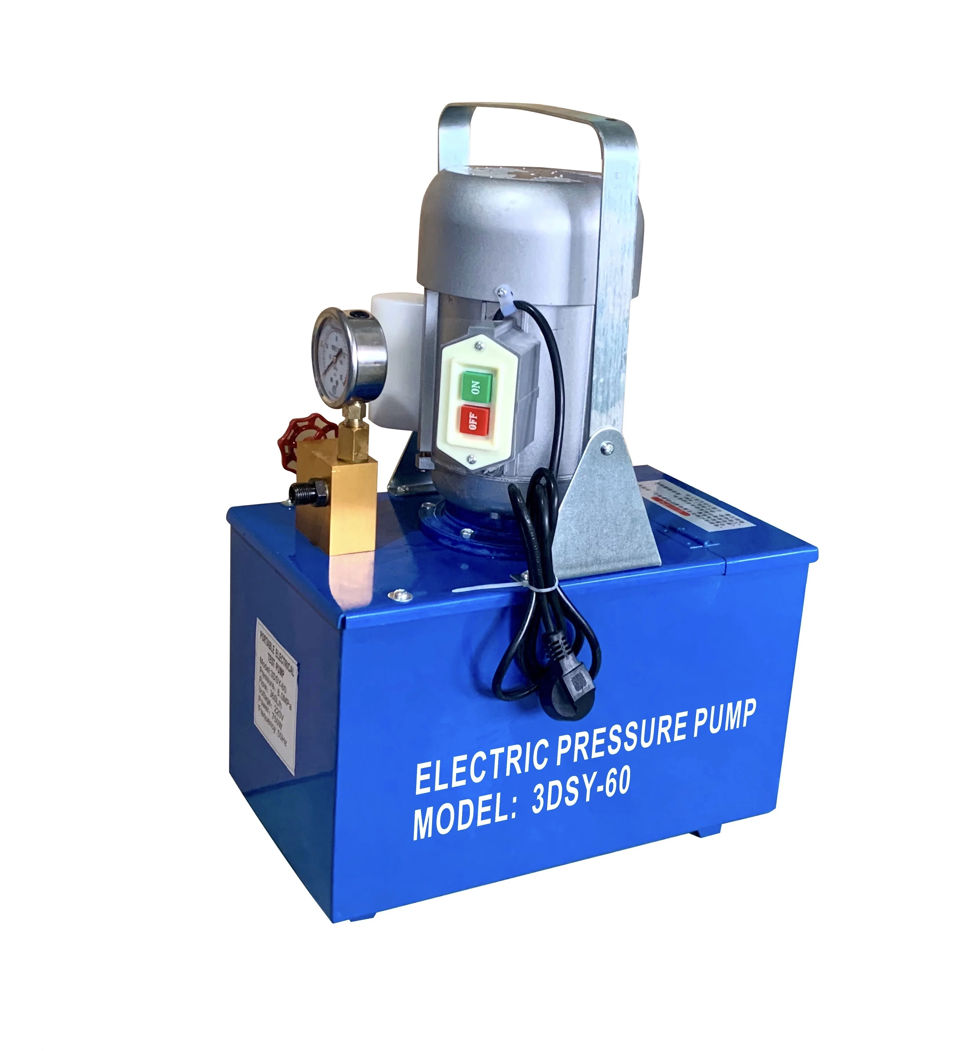 Water Pipeline Electric Pressure Motor Test Pump - 3DSY-100