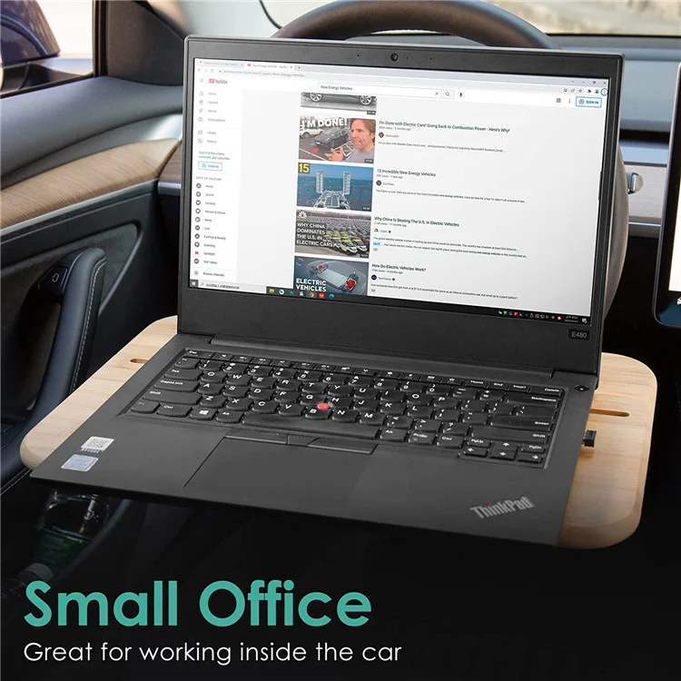 Wholesale Bamboo Wooden Laptop Table - Car Steering Wheel Tray