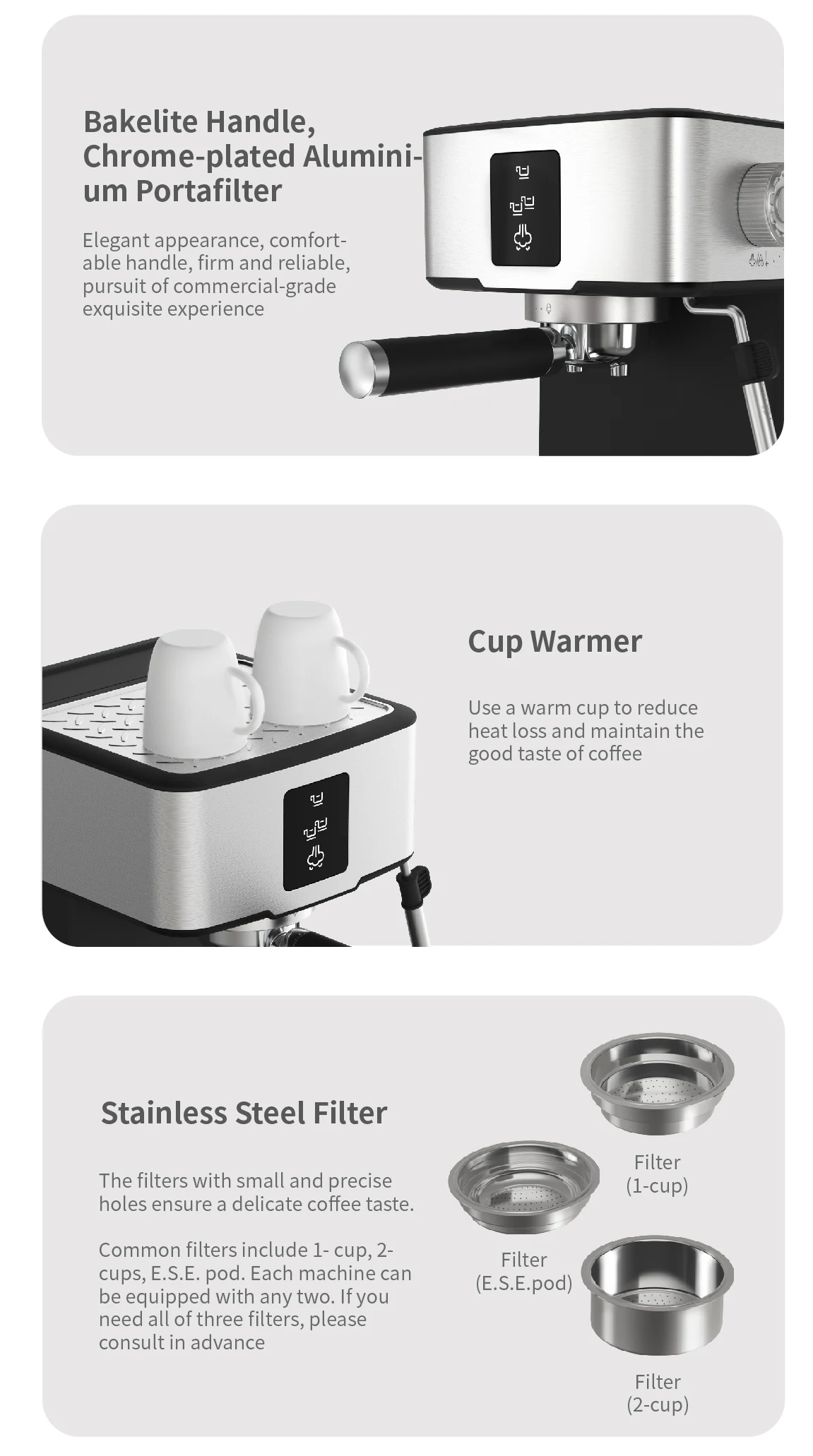 20 bar Pump Pressure Espresso Coffee Machine| Alibaba.com