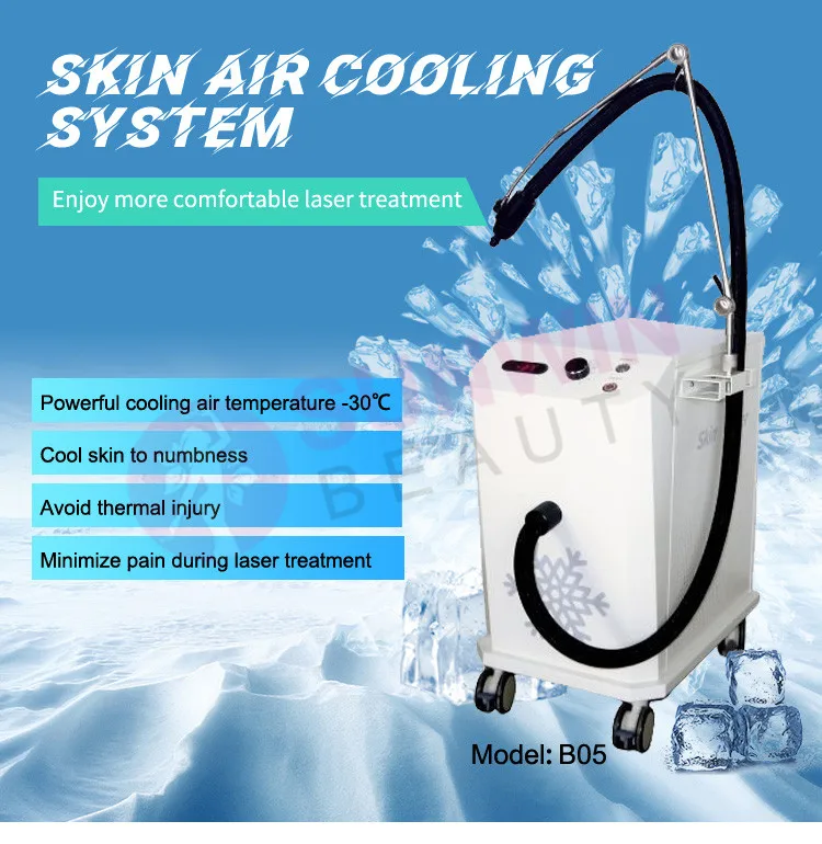 Tattoo Removal Made Easy with Sunwin Cryo Cooling System