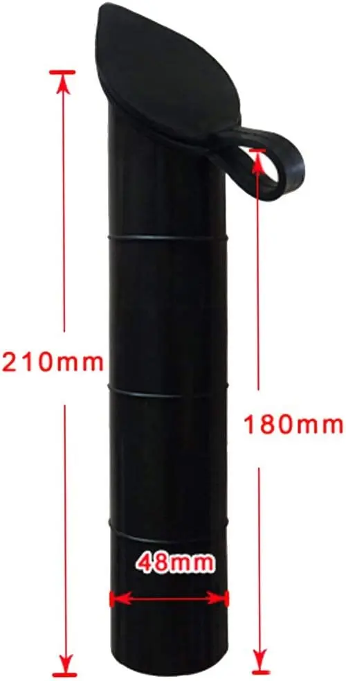 30 Degree Rubber Rod Holder Bracket Inner Sleeve Tube Suitable For Boat ...