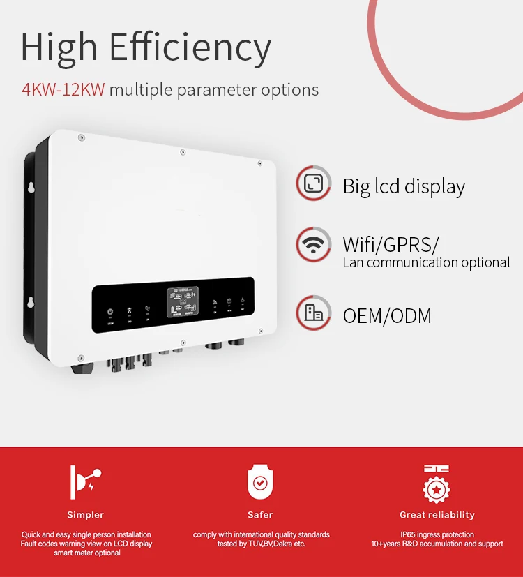 Photovoltaic Hybrid Solar Inverter 3Kw 24V 220V 5000W 5Kw 1000W Solar ...