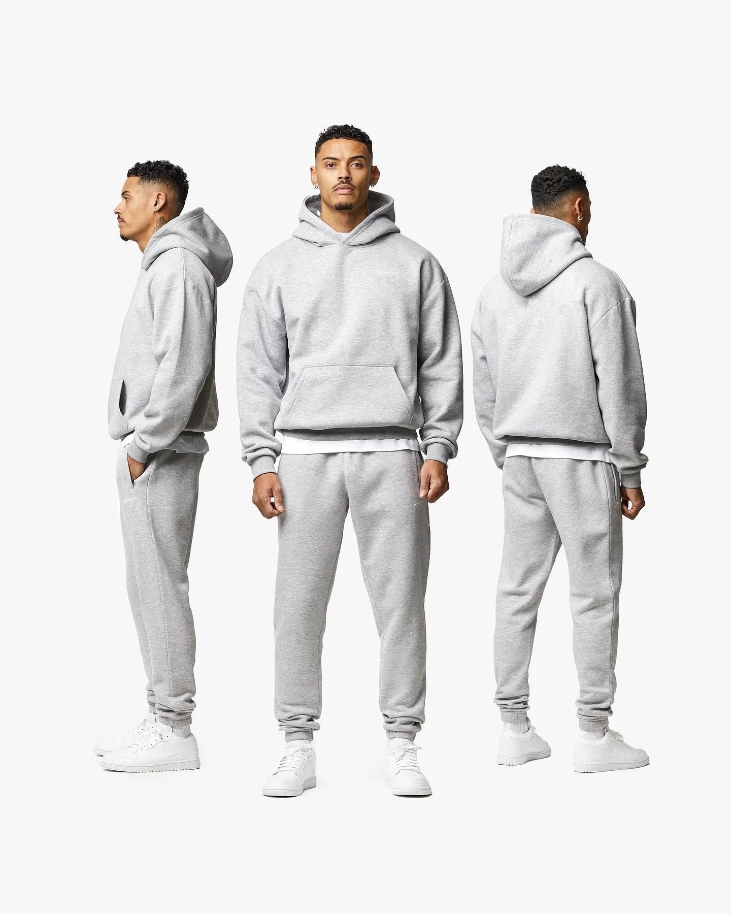 2024 Heavy Weight Sweatsuit Running Track Suit Stacked Joggers ...