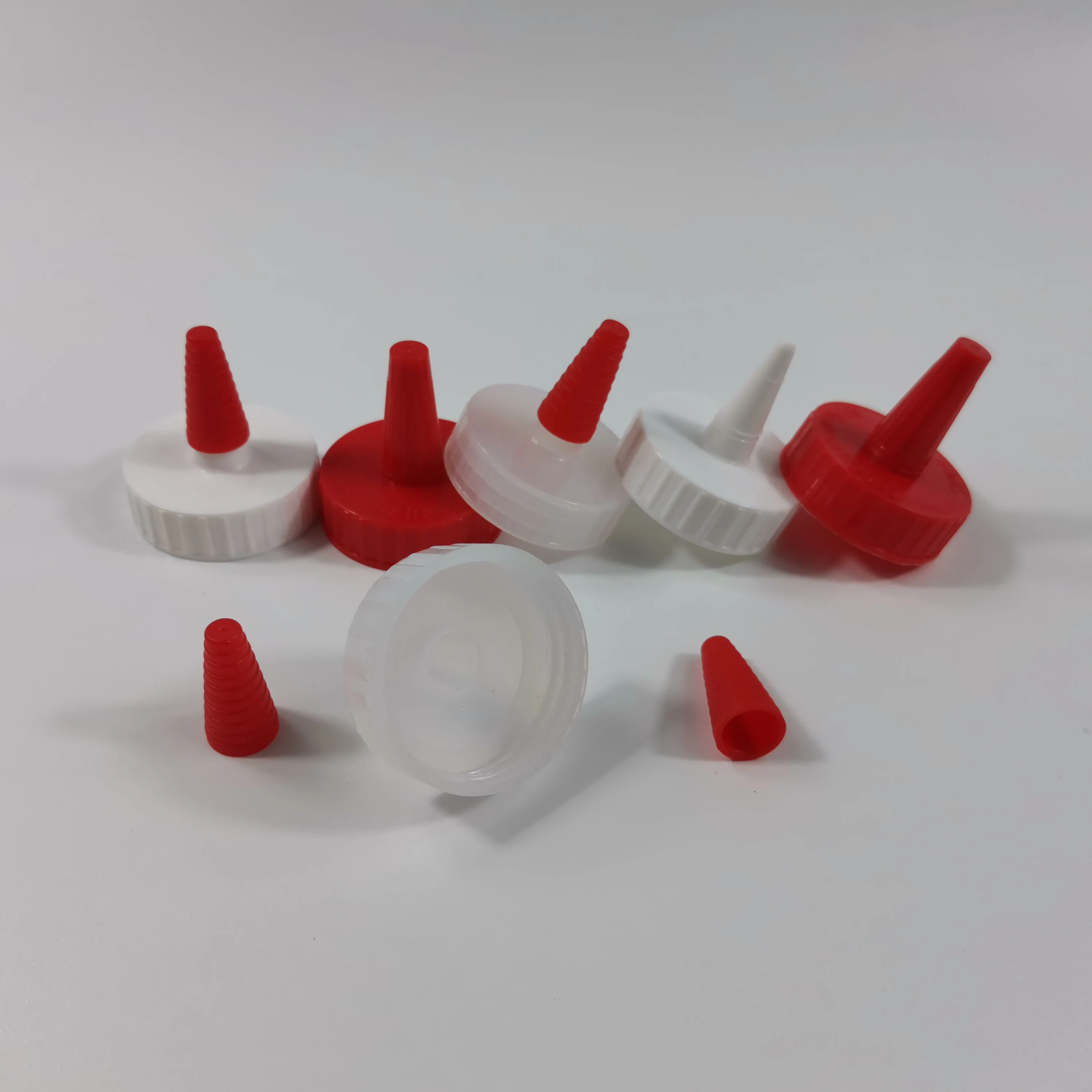 Plastic cap manufacturer custom 38/400 mm sauce bottle lids glue bottle ...