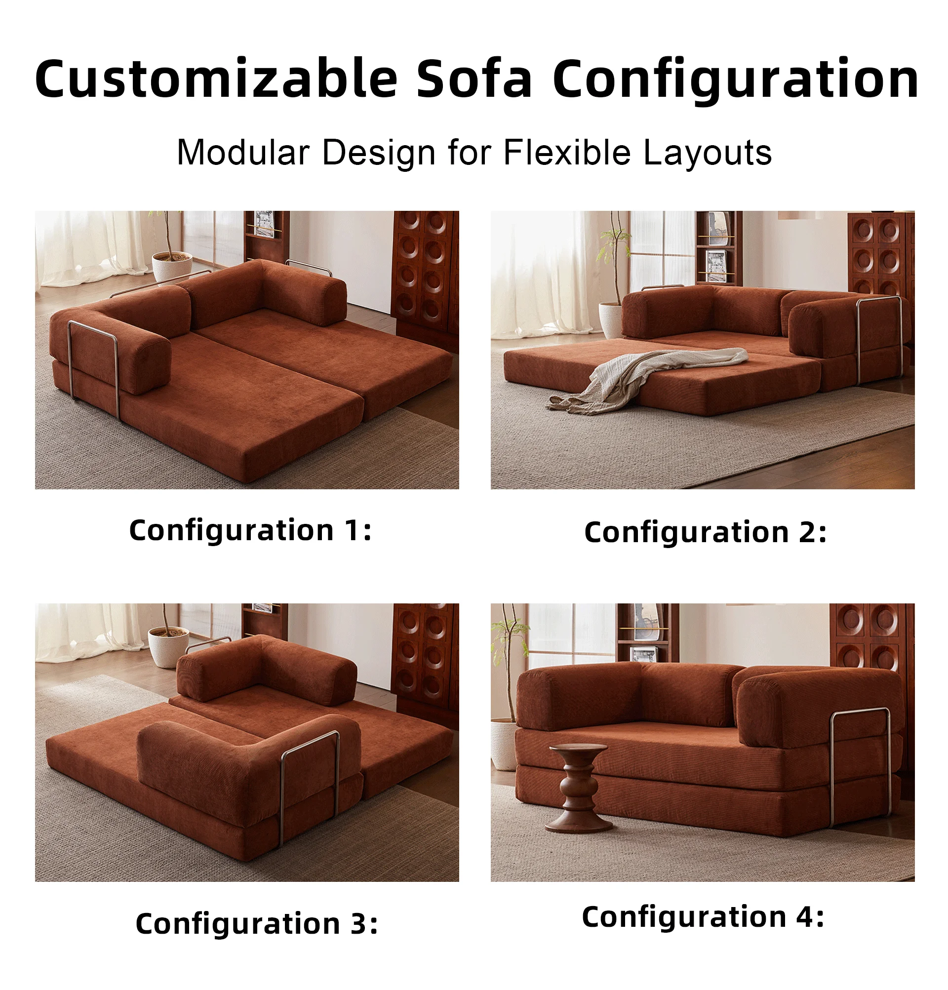 Vacuum Packed Sectional Sofa - Modern Compression China