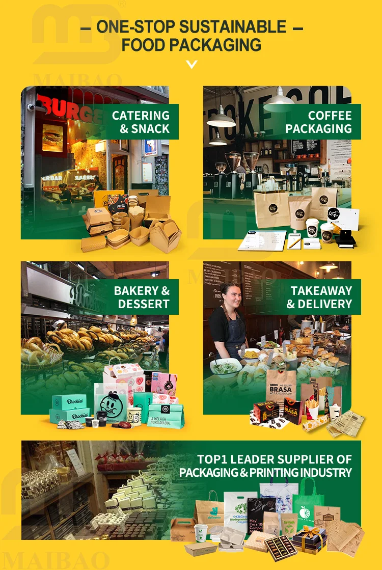 Customizable Fast Food Packaging - Eco-Friendly & Stylish