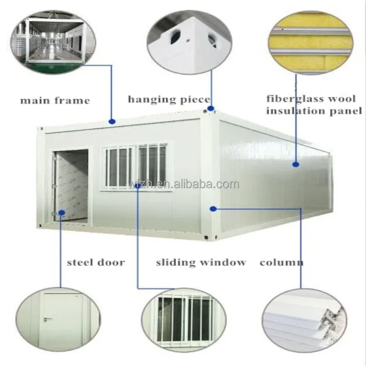 Small Container Mobile Structural Steel Homes Cheap Portable Houses ...