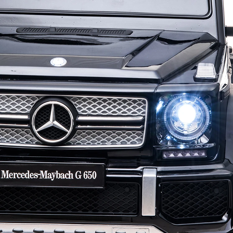 Power Wheel Mercedes Benz Maybach G650 Two Motors 12v Battery Children ...