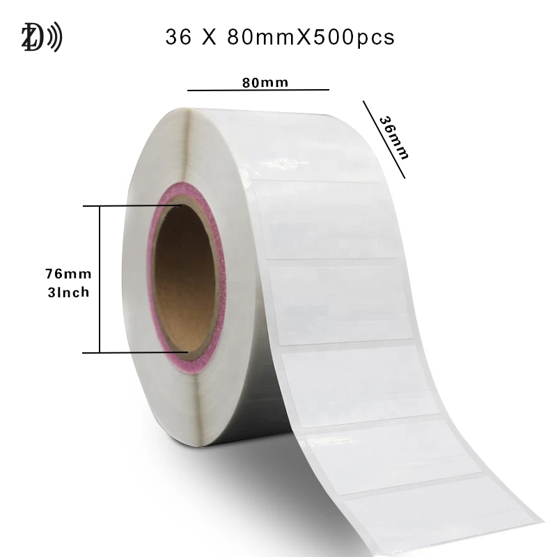 Printable Passive EPC Gen2 RFID Security UHF RFID Jewelry Tag 860-960mhz