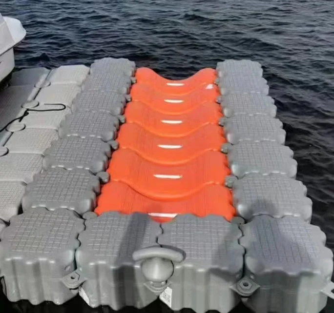 Durable Plastic Floating Bridge Platform Marine Modular Pontoon Jet Ski ...