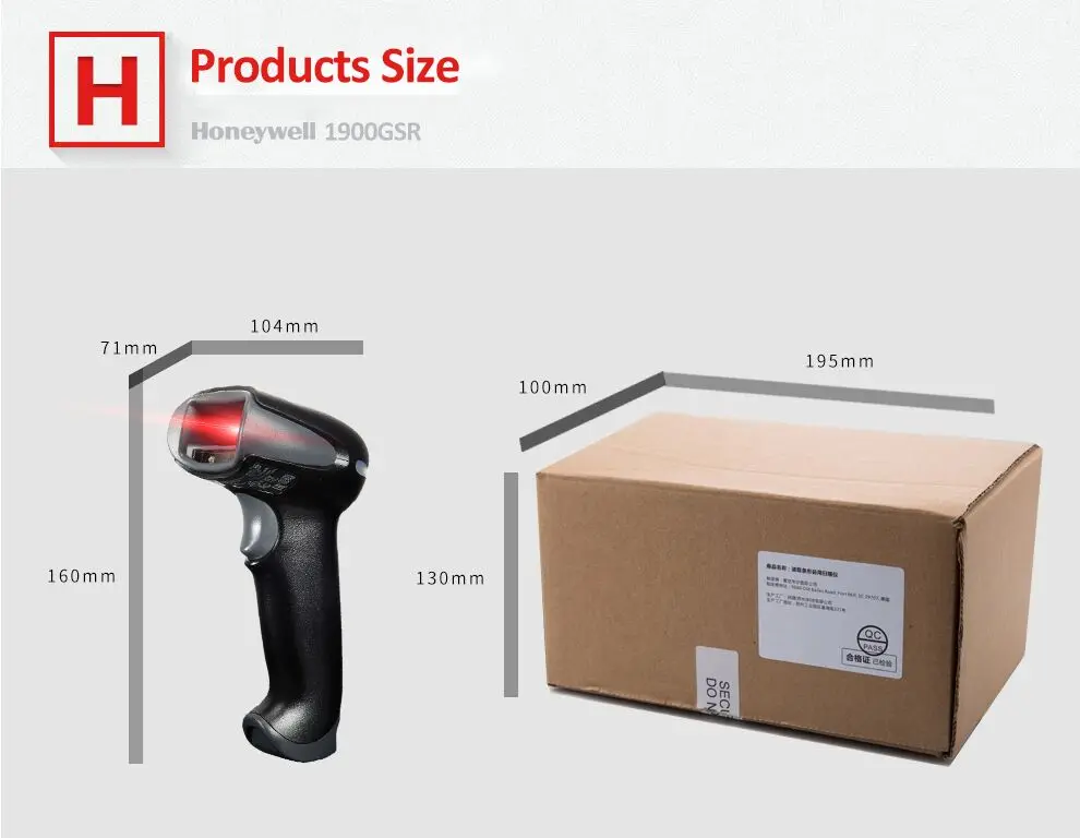 Customized Android 2d Barcode Scanner Handheld Wired Qr Code Reader ...