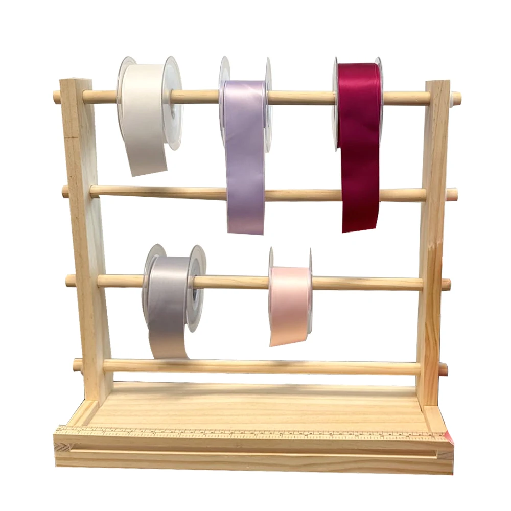 Spool Holder Ribbon Roll Storage Rack Standing Type For Craft Mesh ...