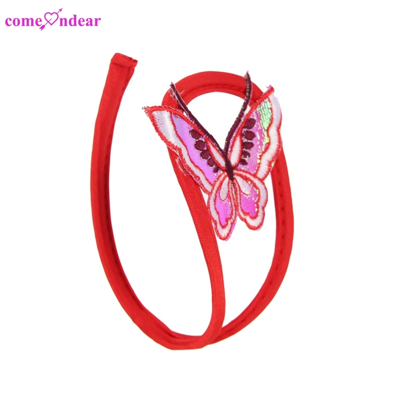 Wholesale Red Butterfly Embroidery Sexy C String Girl Women Underwear ...