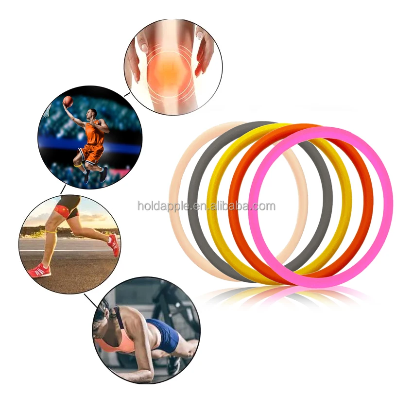 Patella Tendon Stabilizer Knee Brace Strap Pain Relief Silicone Band ...