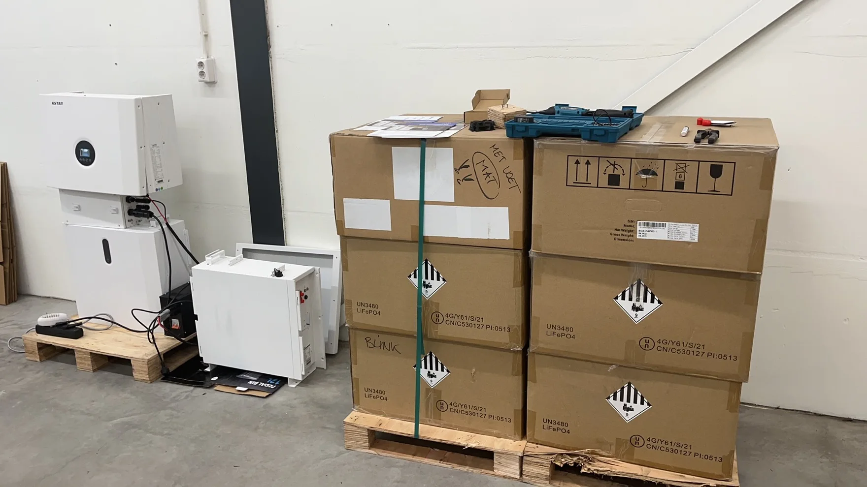 Kstar Kac50dp 50kw Commercial/industrial Hybrid Inverter With Lifepo4 ...