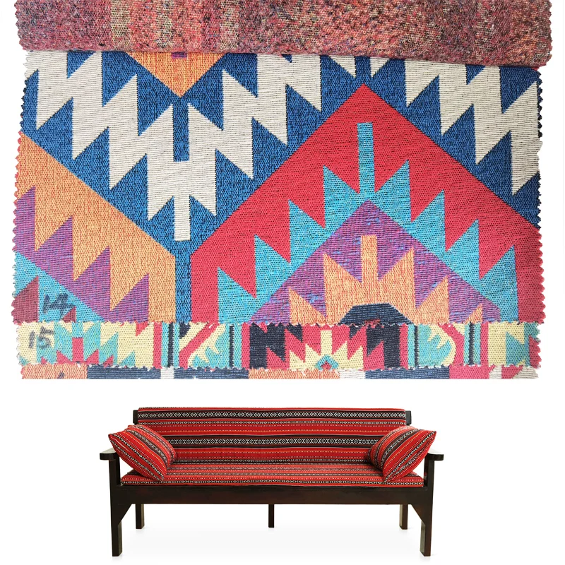 Recycled Arabic Floor Seating Furniture - Sadu Fabric