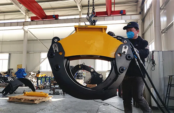 Mini Forestry Timber Wood Grapple - 1 to 12 Ton Capacity