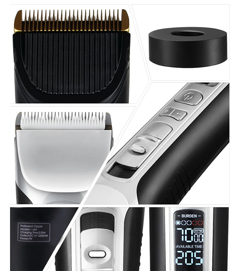 New High End Professional Barber Fading Hair Clippers