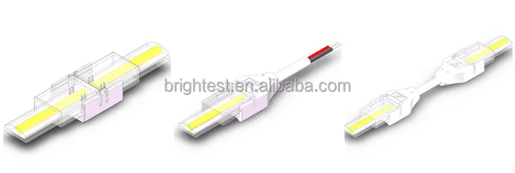 Led Strip 3 Pin Connector Solderless Wire Connectors Pcb Connector ...