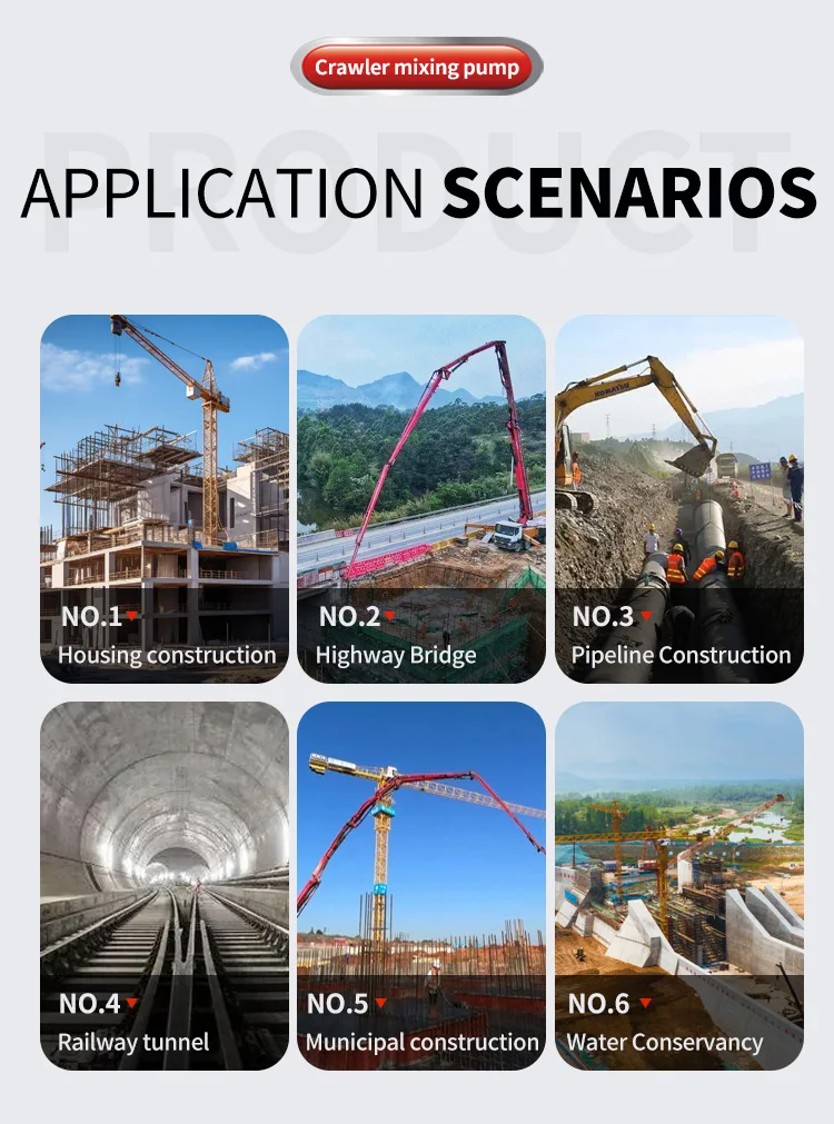 High Performance Concrete Pump With One Side Wear Design and Longer ...