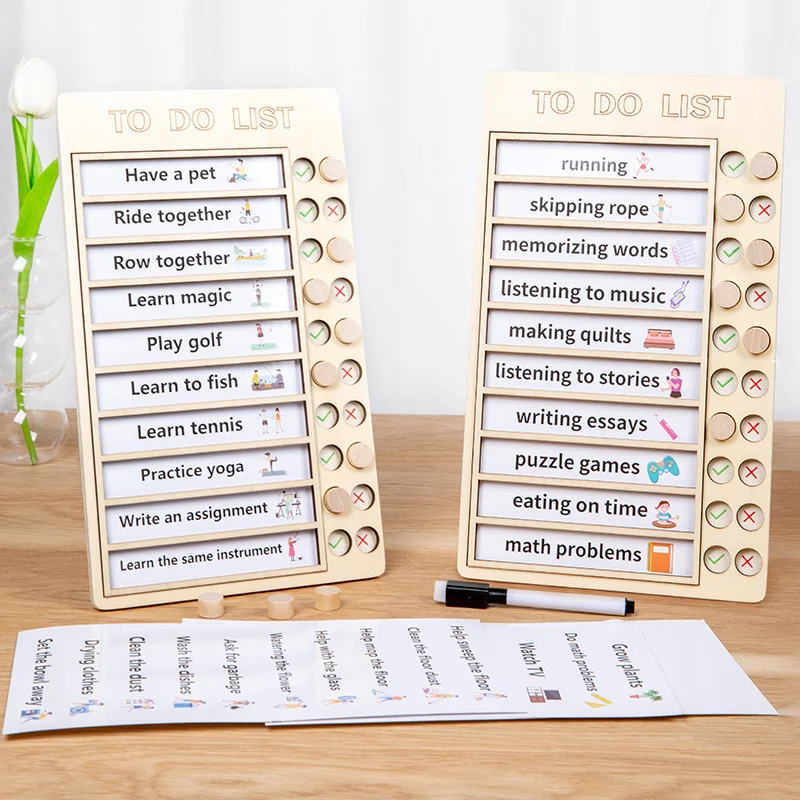 Students Good Habits Checklist Board - to Do List for Kids