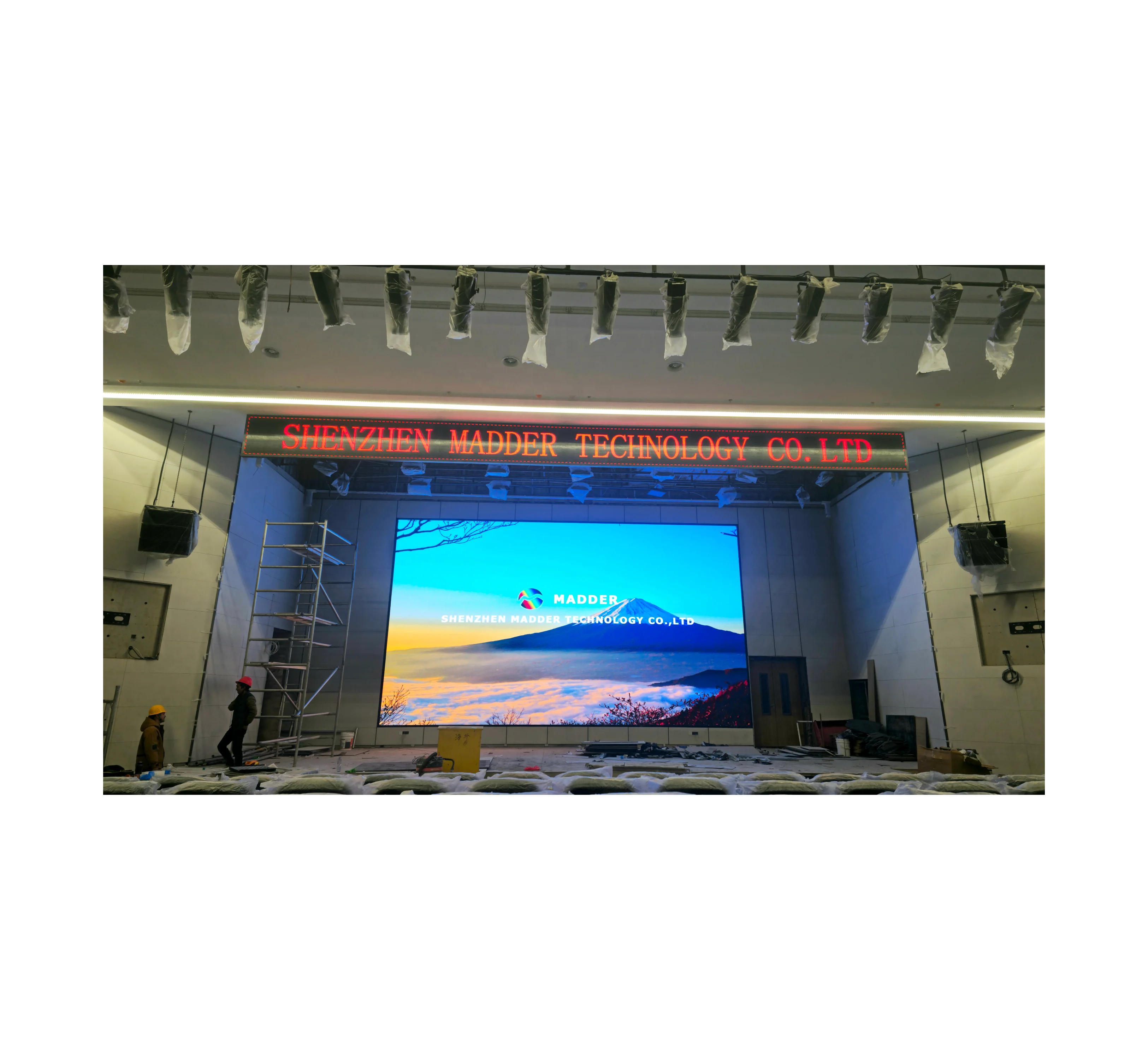 Stage Background Video Dj Booth Led Screen Full Color Events Movable ...