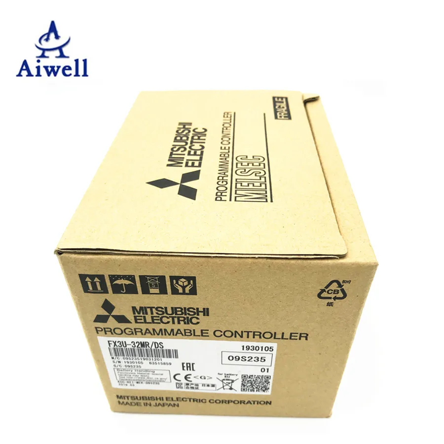 Mitsubishi Plc Fx3u-32 Fx3u Series Fx3u32m Cpu Base Units Fx3u-32mr/ds ...